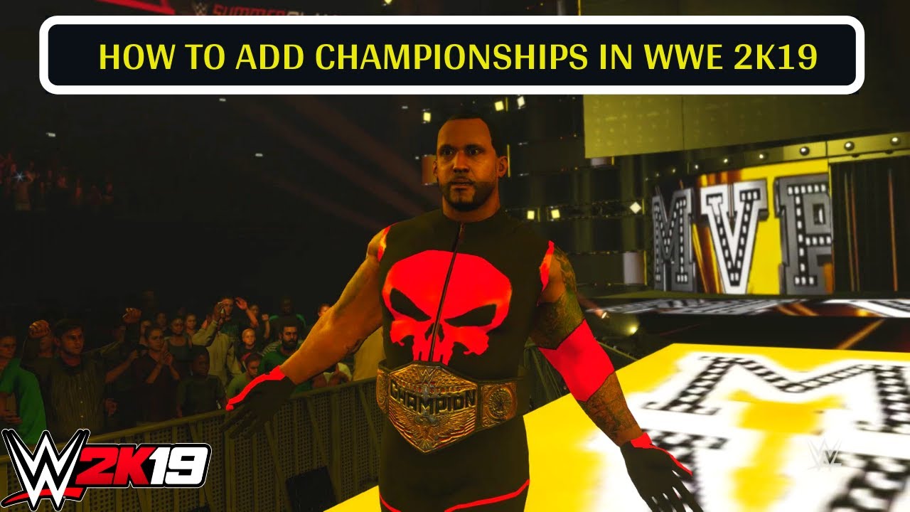 How to Add Championship Title Belts - WWE 2K Mods - YouTube