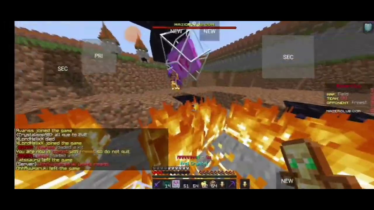 Cristal Pvp In Pojav Launcher Pojav Gamerz Youtube