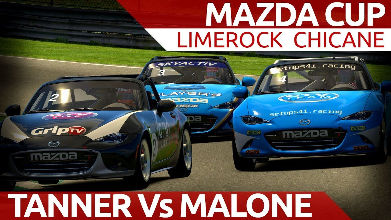 Tanner Vs Malone - Mazda Cup Chicane! - YouTube
