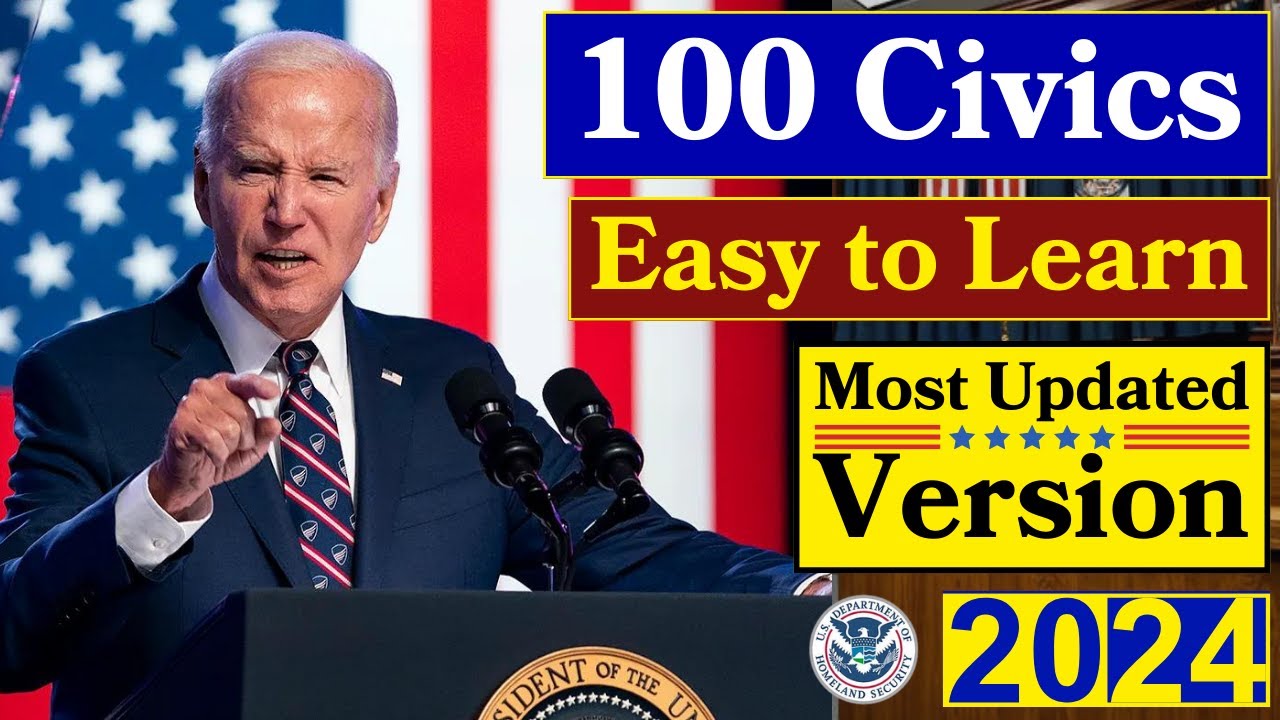 2024 random 100 civics questions and answers - U.S. citizenship ...