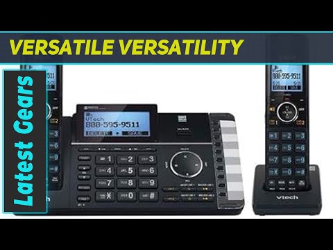 VTech DS6251-2 DECT 6.0 2-Line Cordless Digital Answering System - Best Clarity and Security