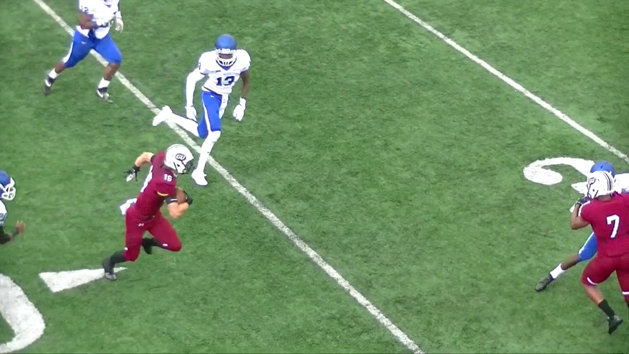 Gannon Cheyney Football Highlights (September 12, 2015) - YouTube