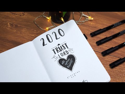 Simple 2020 Bullet Journal Setup | How to Create a Christian Bullet ...