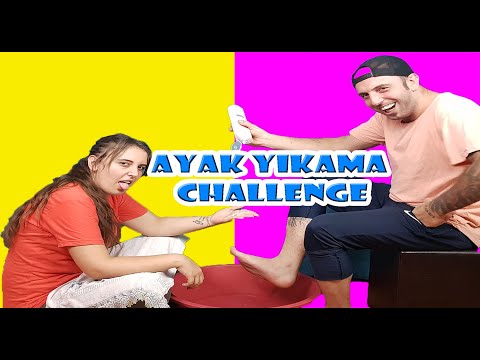 ayak yıkama challenge yılan oyunlu - BABAM VE BEN