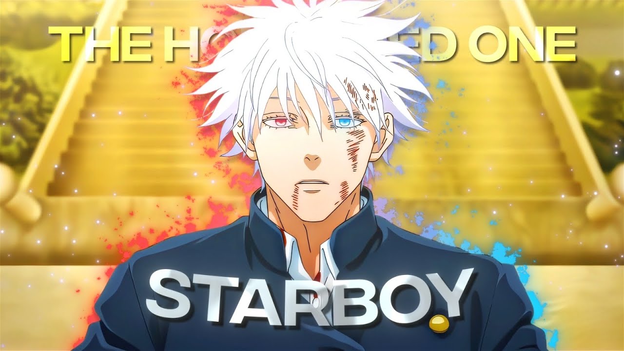 Satoru Gojo (The Honoured One) 4K AMV - Starboy - YouTube