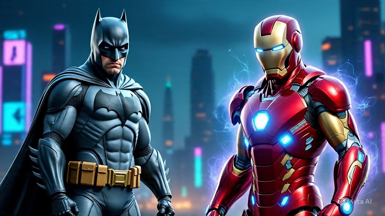 Genius Clash: Batman vs Iron Man – Ultimate Tech Showdown! ⚡🤖🔥#viral ...