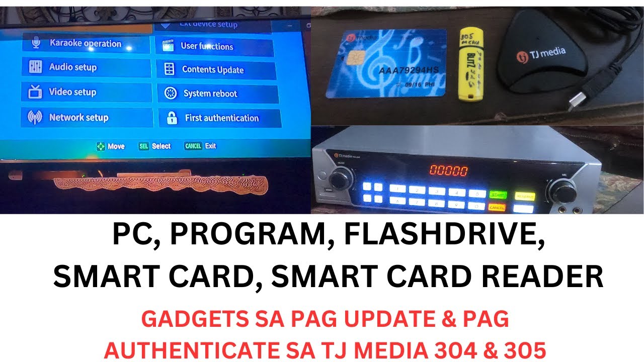 DETALYADONG PAG UPDATE AT PAG AUTHENTICATE NG SONGS SA TJ MEDIA TK-304P ...