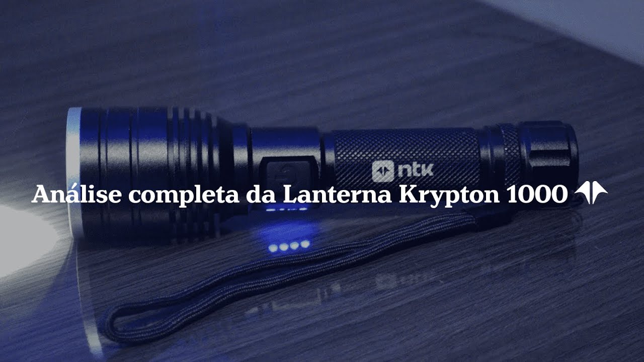 Review completo da Lanterna Kripton 1000! - YouTube