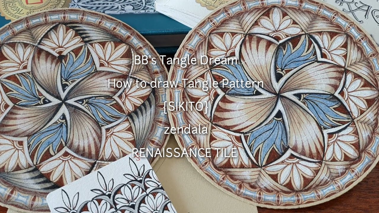 BB's Tangle Dream - zentangle - YouTube