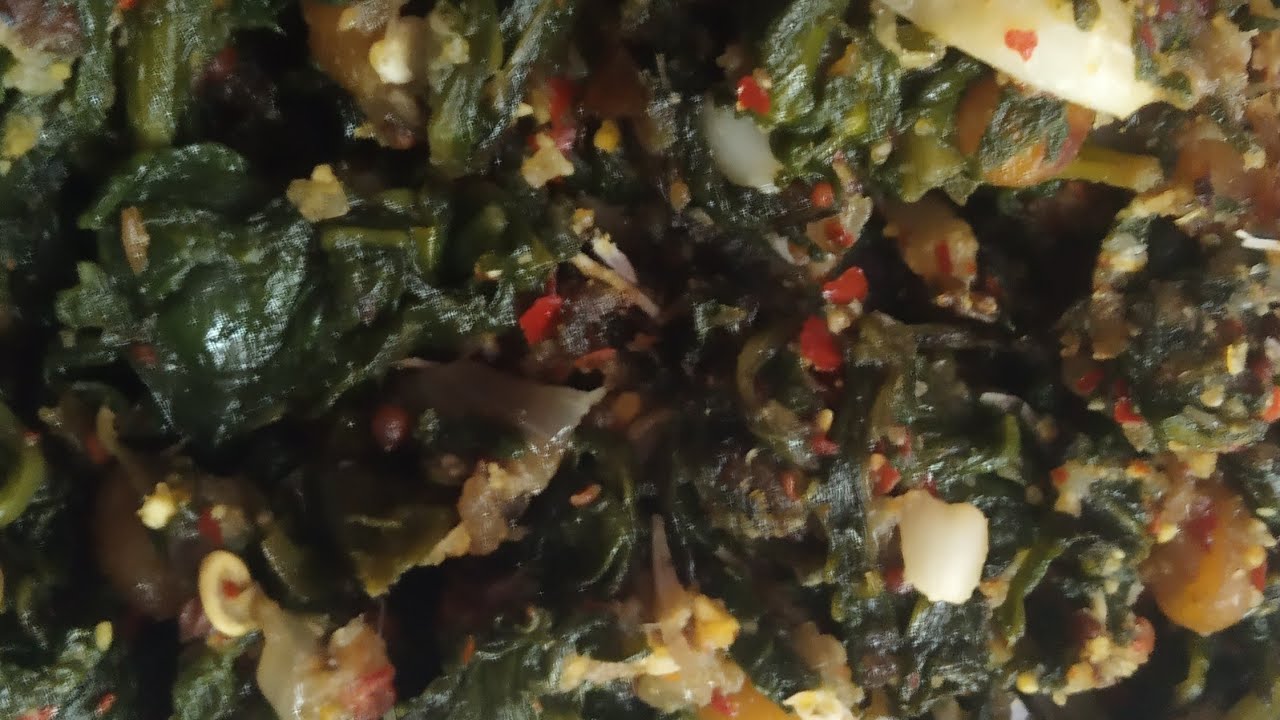 palakura fry / tasty and healthy recipe/ spinach fry /kavitha's yt ...