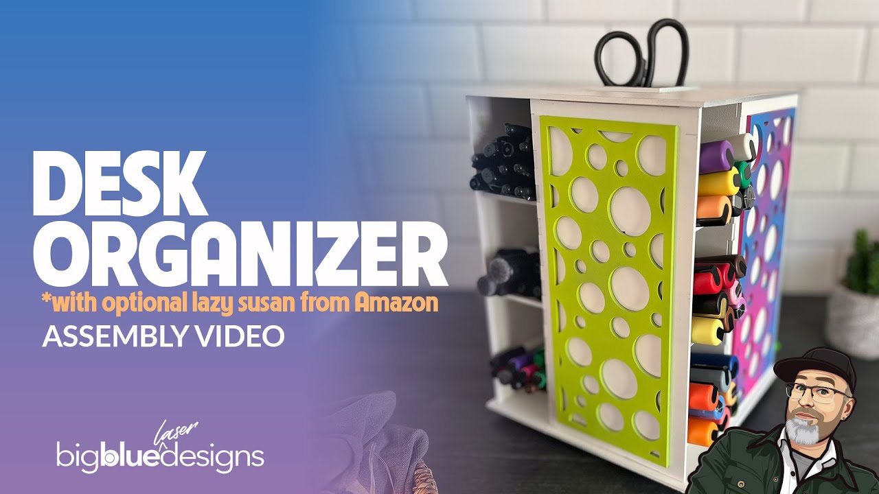 Project Assembly: Spinning Desk Organizer - YouTube