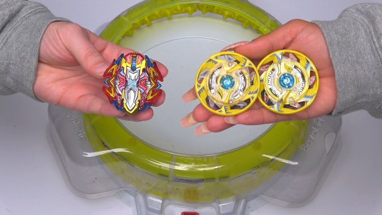 BUSTER XCALIBUR vs MAXIMUM GARUDA | Beyblade Burst Super Z ベイブレードバースト 超 ...