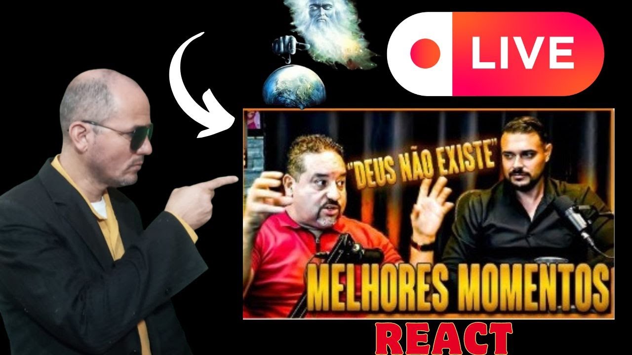 "Deus não existe", REACT ao professor Fábio Sabino - YouTube