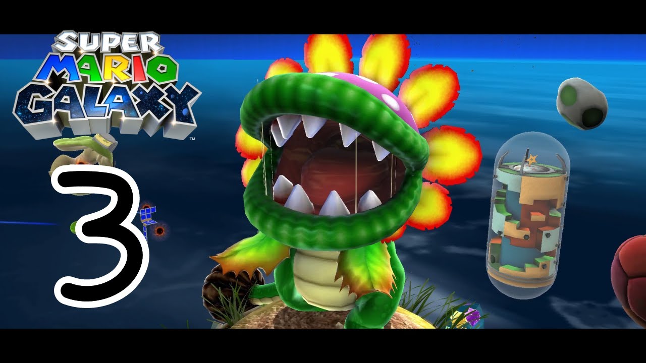Super Mario Galaxy: Part 3 - The Prehistoric Piranha Plant - YouTube