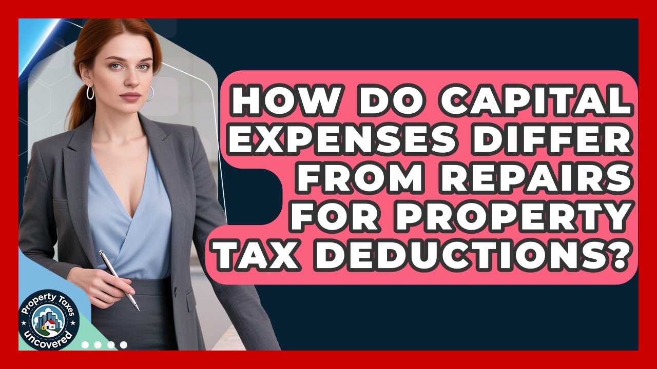 How Do Capital Expenses Differ From Repairs For Property Tax Deductions ...