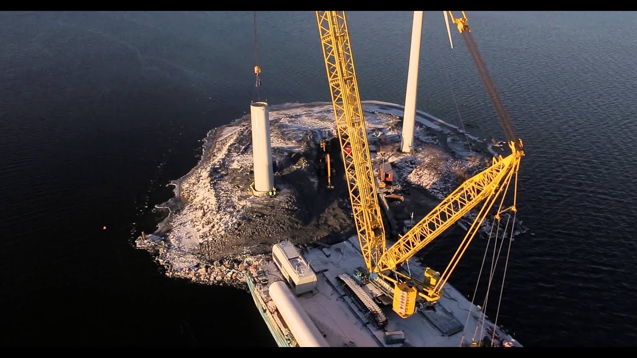 DSV Projects Finland Varjakka Windpower Project HD - YouTube