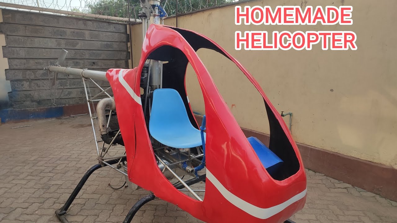 Experimental Homemade Helicopter build part 38. - YouTube
