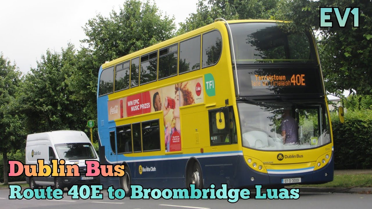 Dublin Bus | Route 40E (Tyrrelstown to Broombridge Luas) | FULL Route ...