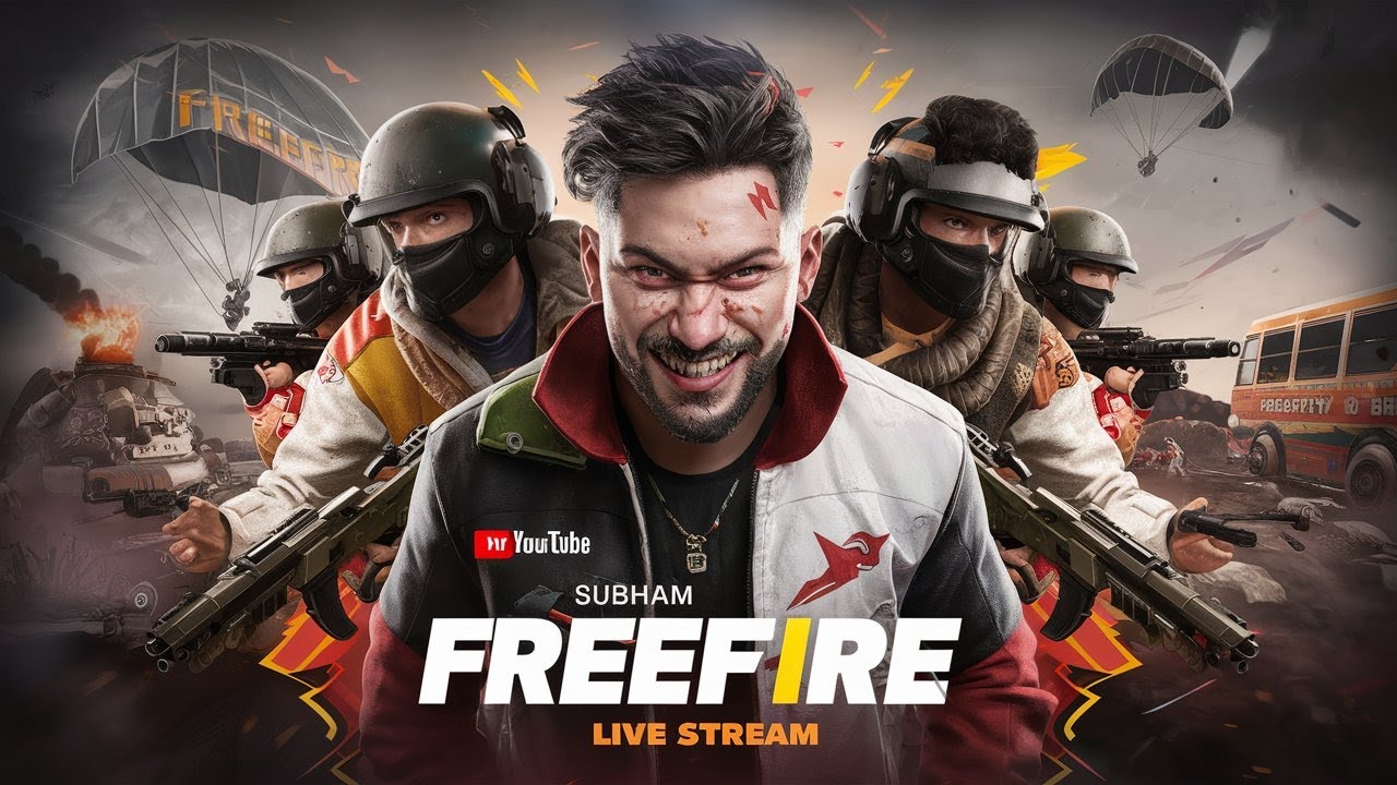 BR-RANK OR CUSTOM ROOM 😍 | FREEFIRE LIVE STREAM🔥 | SUBHAM LIVE 😀 - YouTube