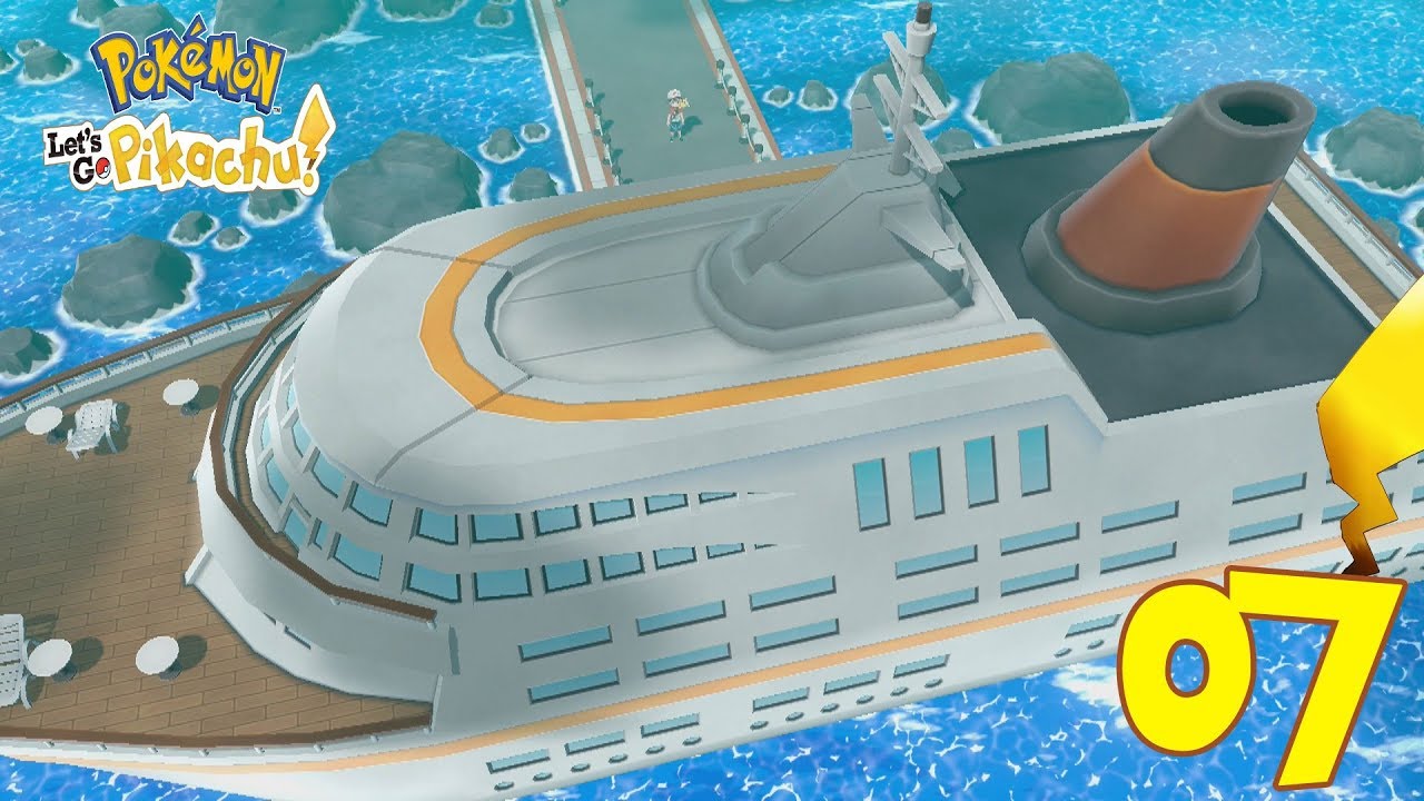 Pokémon Let´s GO Pikachu Ep.7 | A BORDO DEL GRAN BARCO | - YouTube