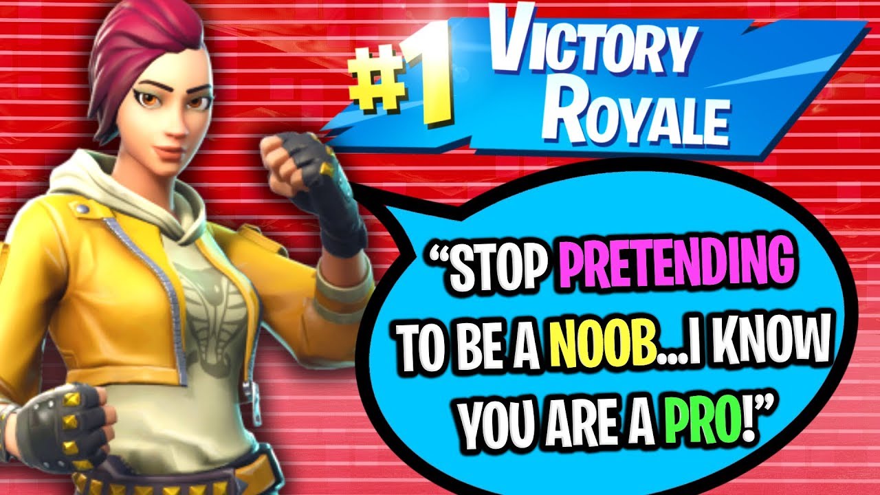 FAKE NOOB GETS CAUGHT FOR BEING A FORTNITE PRO PLAYER!! - YouTube