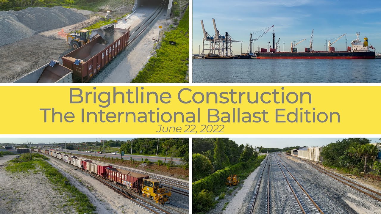 Brightline Construction: The International Ballast Edition - YouTube