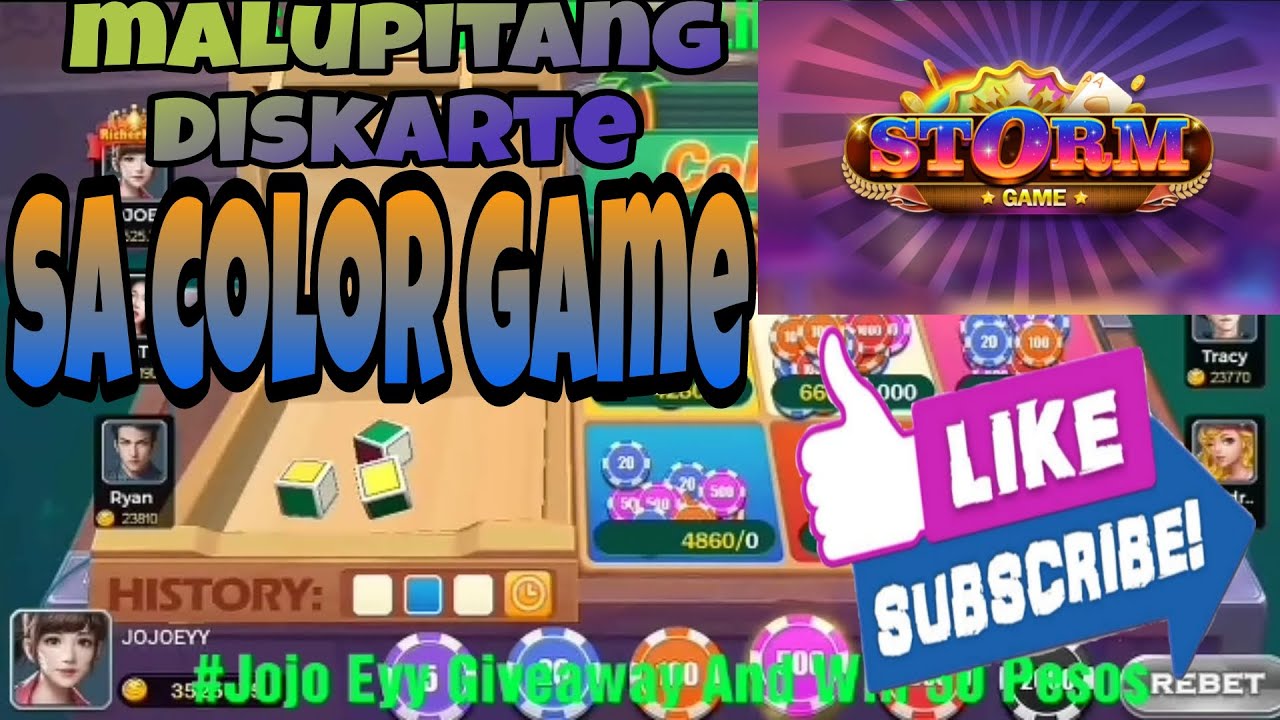 Malabas ang dilaw ll Solid ang tayaan dito ll Storm game ll Color game ...