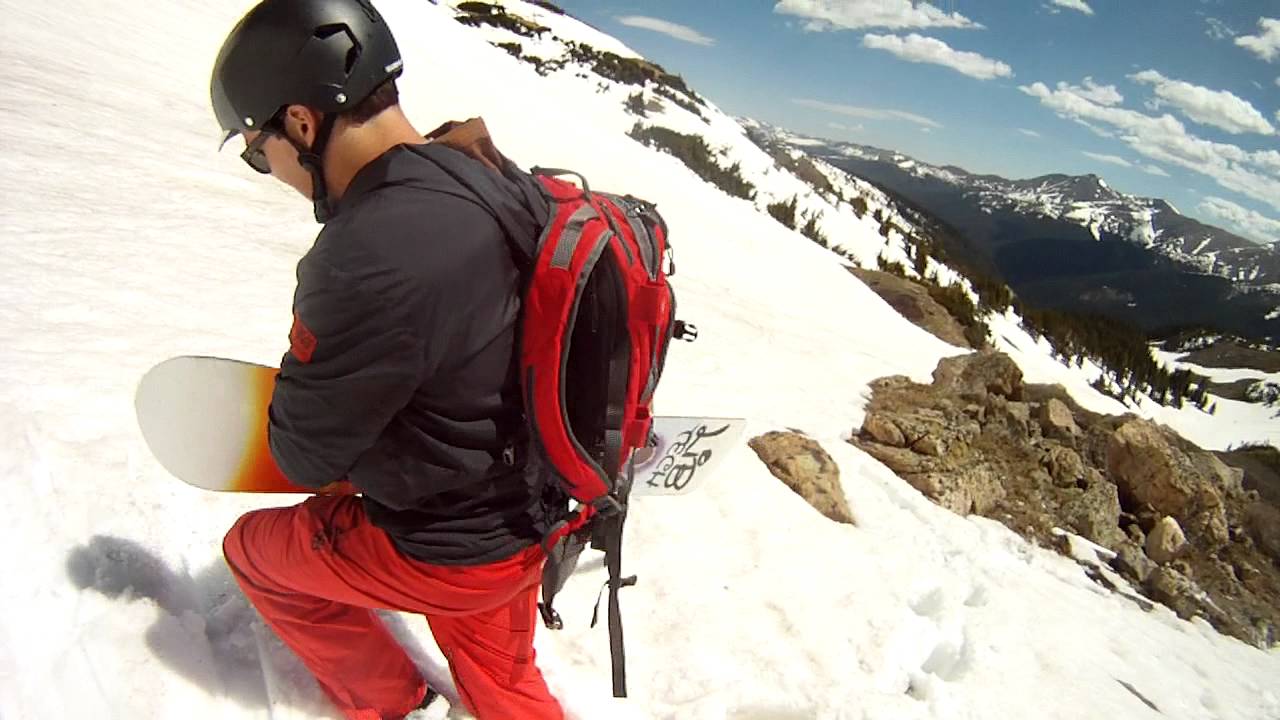 6 24 Jordan POV center north chute and hike up to hidden knoll - YouTube