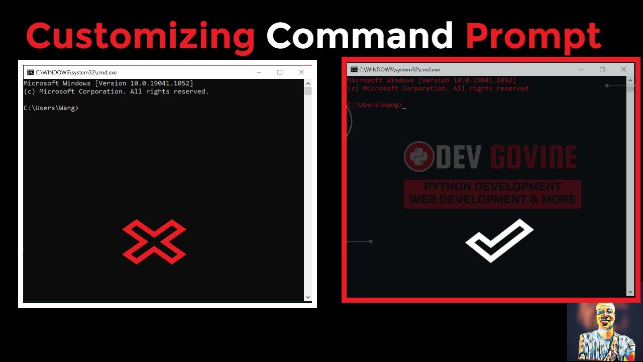 How to set a transparent background for Windows Command Prompt. - YouTube