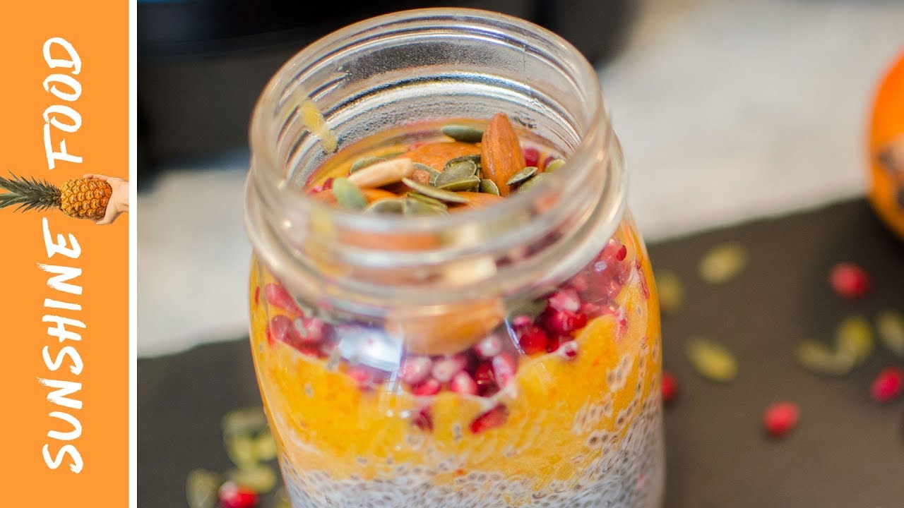 CHIA PUDDING⎪SUNSHINE FOOD - YouTube