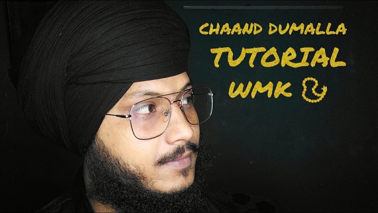 How to tie a Dumalla || Tutorial of Dumalla Sahib ੴ ਦੁਰਮਾਲਾ ਸਜਾਉਣਾ ...