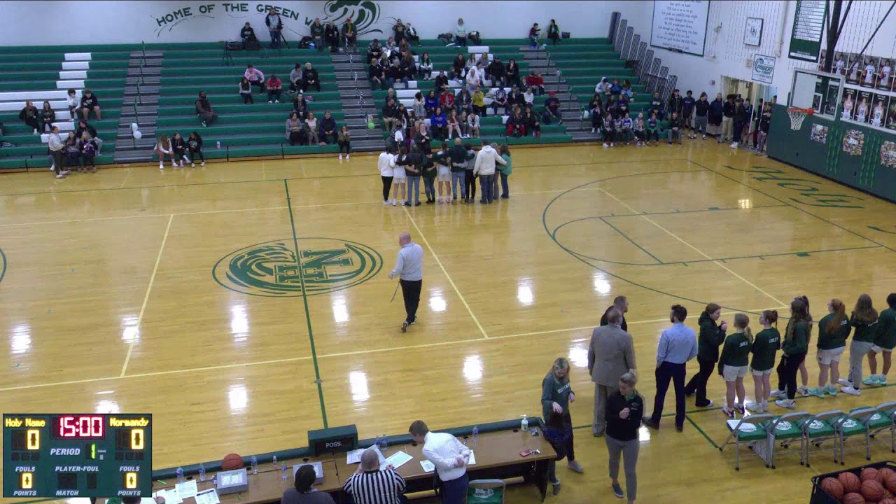 Holy Name High School vs Normandy Womens Varsity Basketball - YouTube