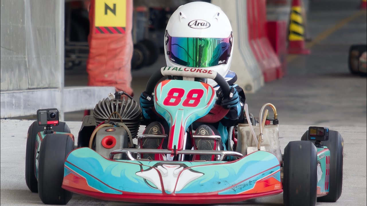 One of a kind Bambino kart x Mini ROK engine in action @ KF1 Karting ...