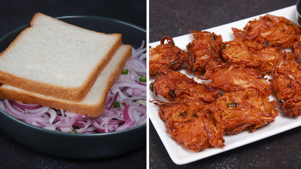 Mix bread and onion the results will be delicious | Bread onion snacks ...