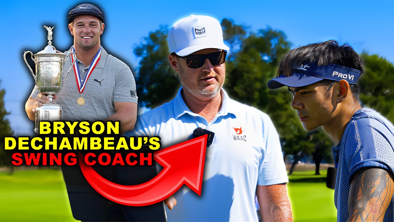 I take my first lesson with Bryson Dechambeau's coach to get me to ...