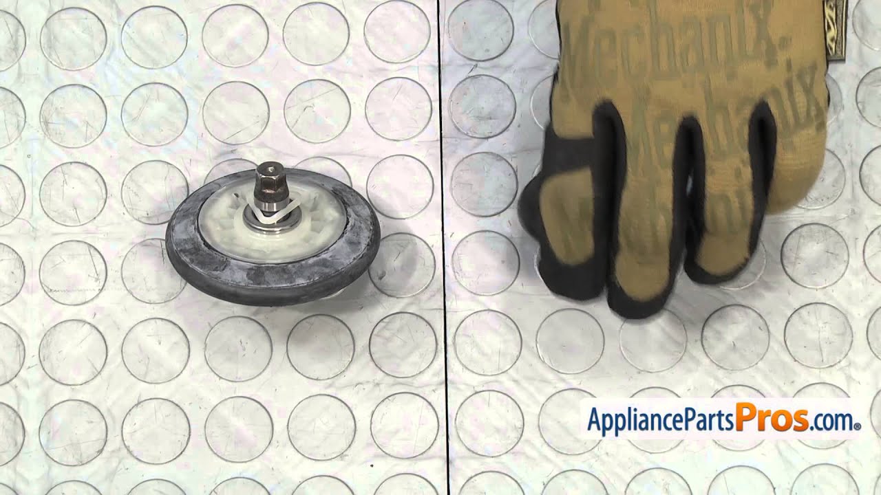 How To: LG/Kenmore Drum Support Roller Assembly 4581EL2002C - YouTube