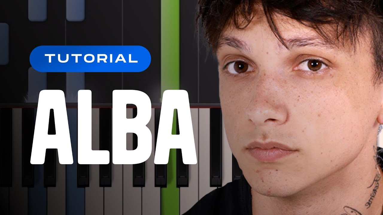 [TUTORIAL] Ultimo | Alba | SANREMO 2023 // Piano Tutorial con Synthesia ...