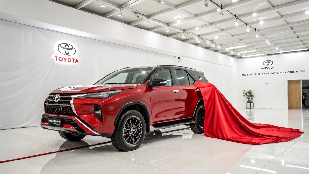 2025 Toyota Fortuner in Radiant Red: Unmatched Elegance and Performance ...