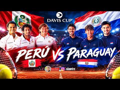 PERÚ vs PARAGUAY 🔴 EN VIVO Grupo Mundial I de Copa Davis 2026 | IGNACIO BUSE y VARILLAS | REACCIÓN
