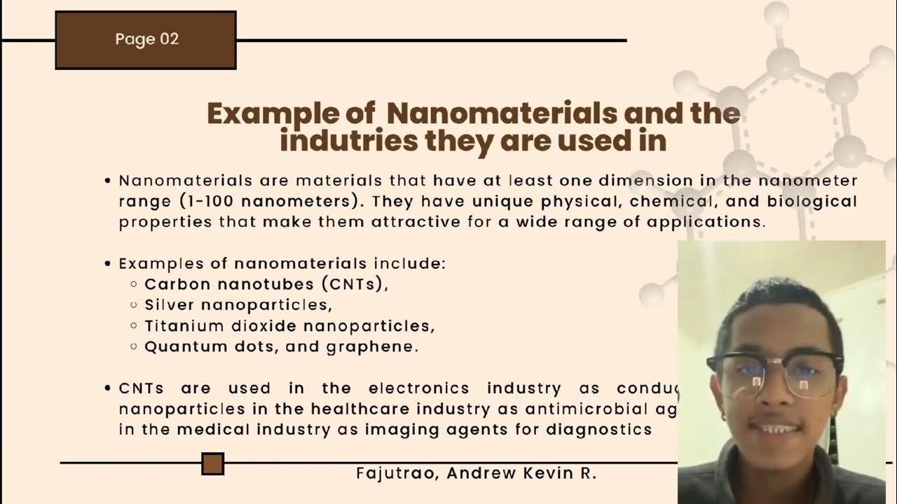 GROUP 5 | Engineered Nanomaterials - YouTube