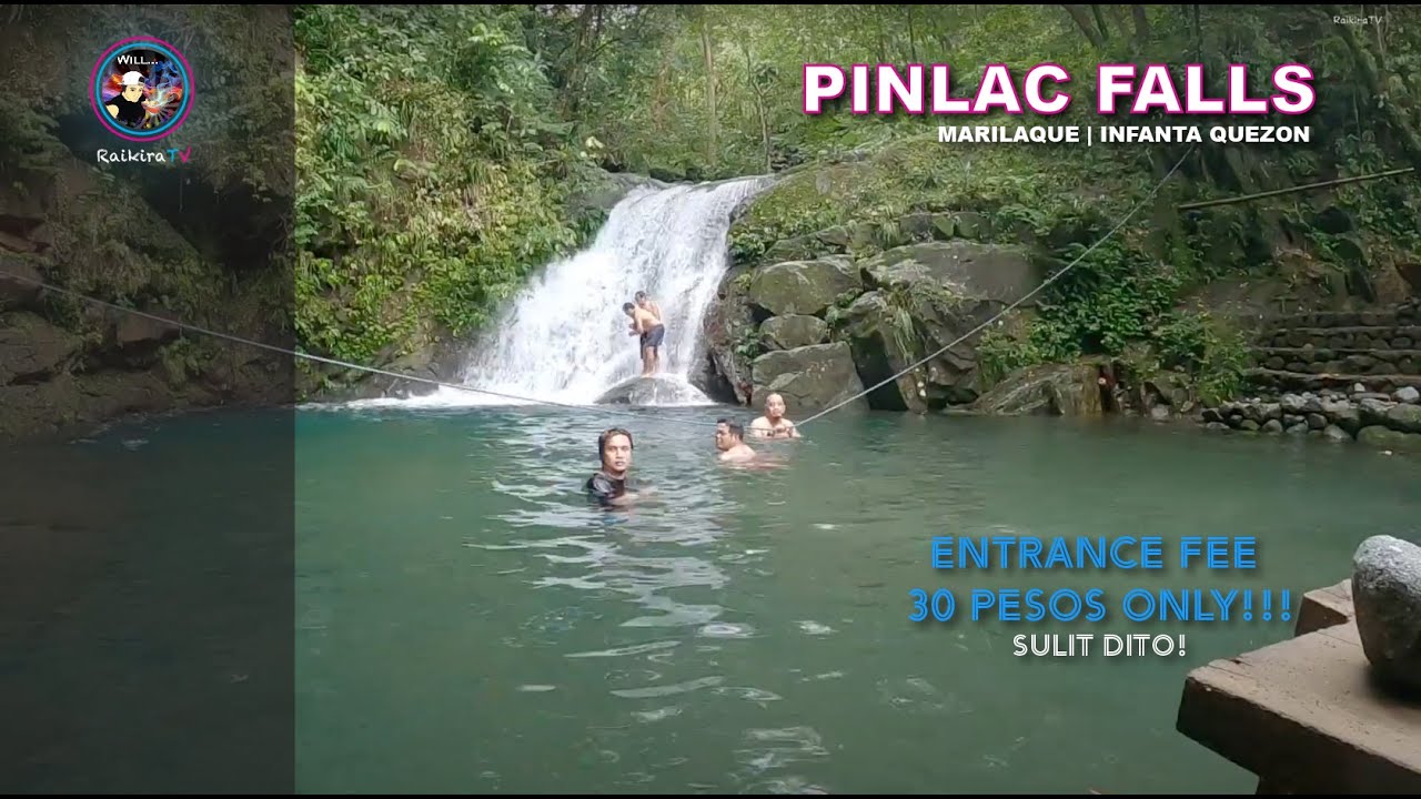 Pinlac Falls | Infanta Quezon | 30 pesos lang - YouTube