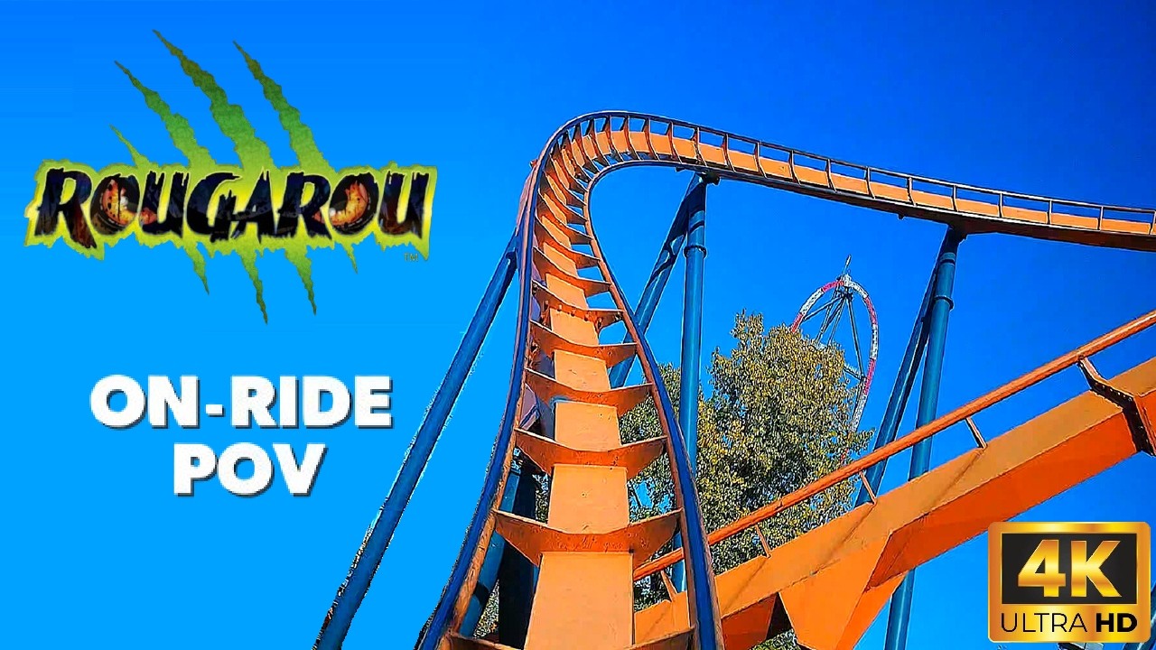 Rougarou On-Ride POV 4K Front Row B&M Floorless Roller Coaster On-Ride ...