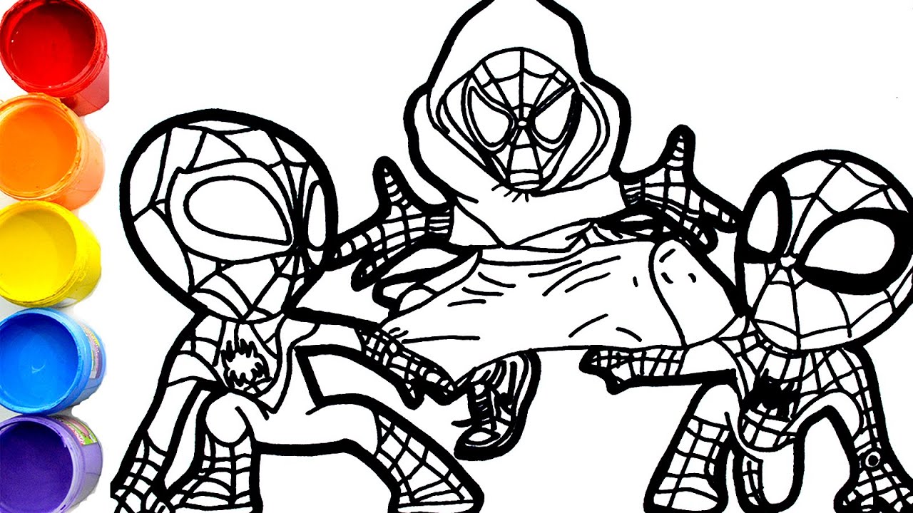 🔴🔴DRAWING Marvel's Spidey and his Amazing Friends VS “Spider-Man ...