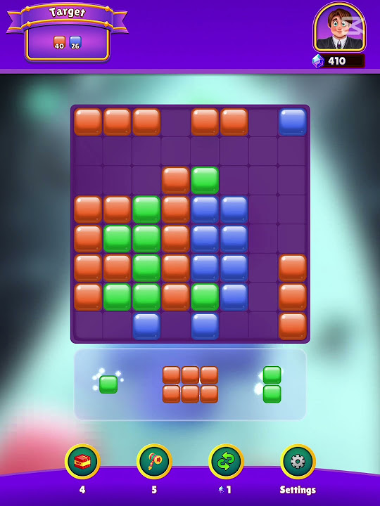 Block Match Puzzle Game : Level 35 - YouTube