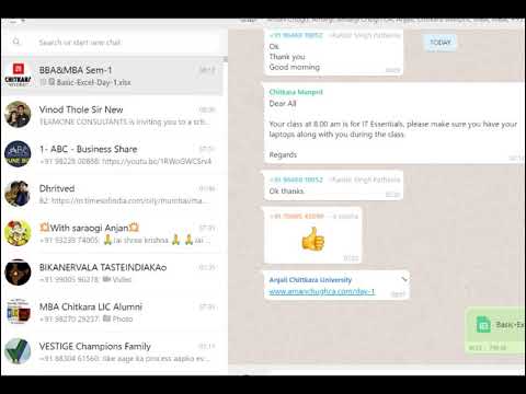 BBA MBA Excel Class - YouTube