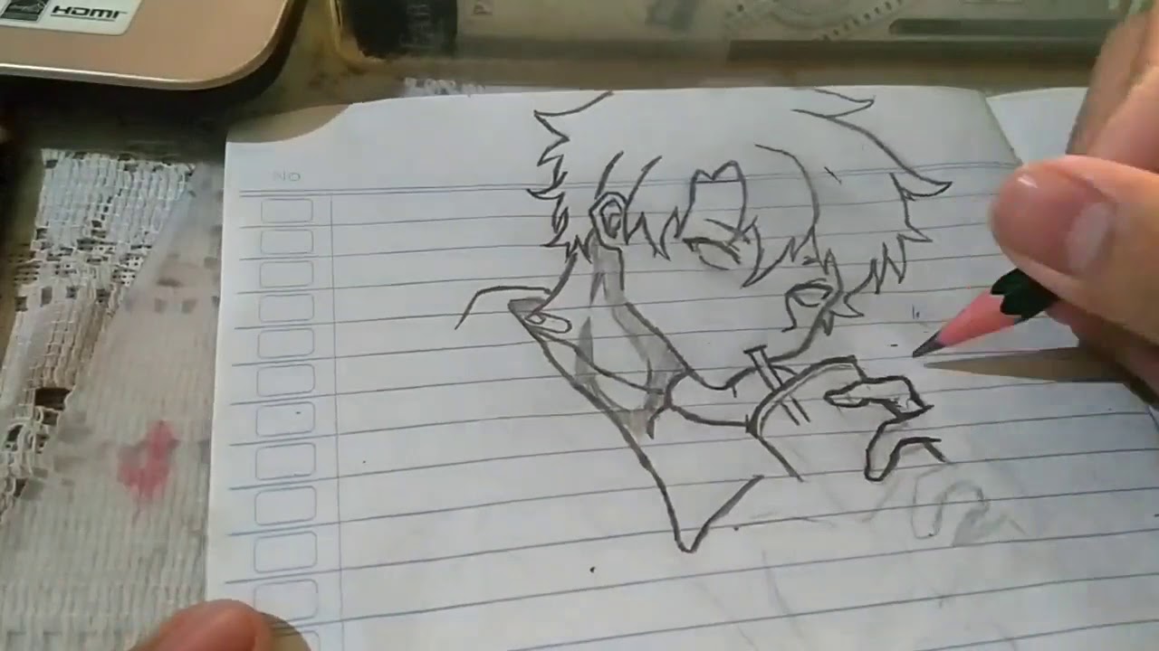 Speed Drawing 』Anime Characters - YouTube