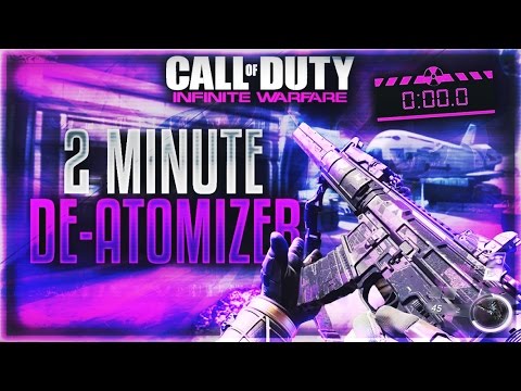 COD IW: FAST "2 MINUTE DE-ATOMIZER STRIKE" FAST NUKE! (INFINITE WARFARE DE-ATOMIZER STRIKE ...