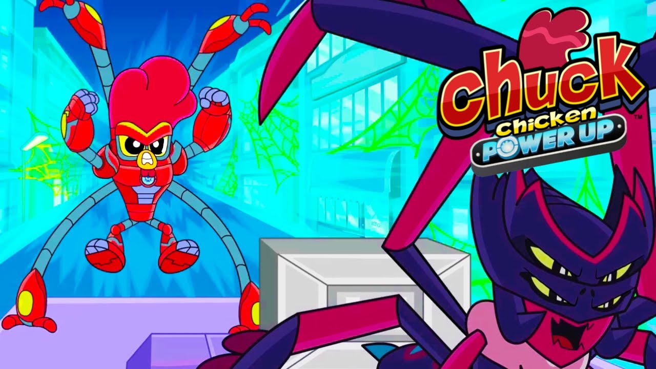 Chuck Chicken Power Up 🕷 🕸 Arachne Invasion Superhero collection 🔥 ...