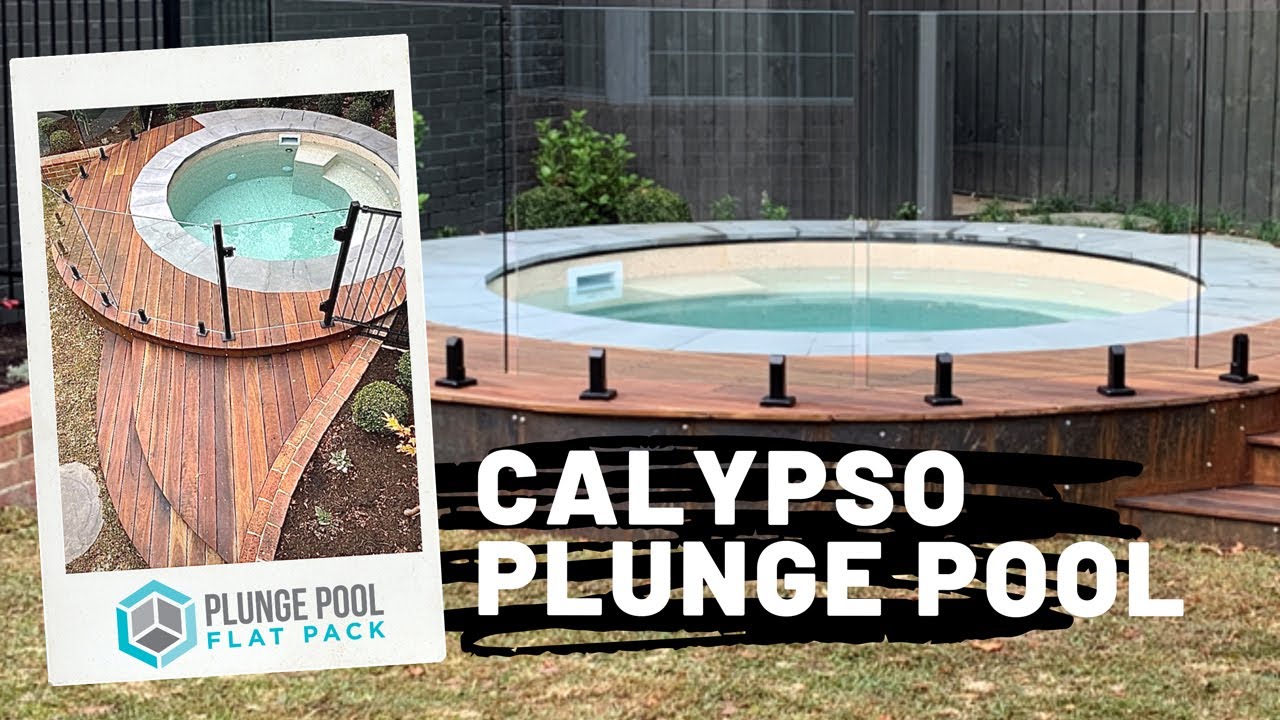 Calypso Plunge Pool Install Victoria | Plunge Pool Flat Pack - YouTube