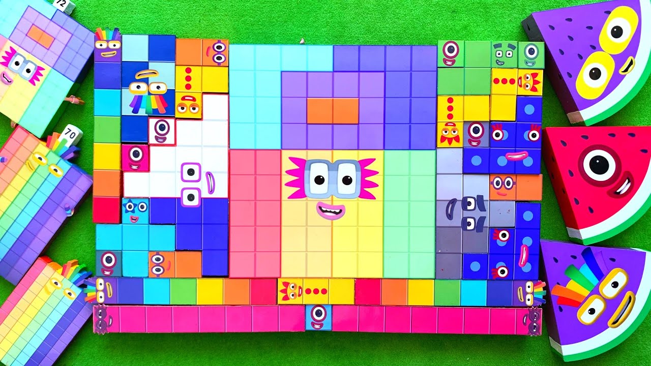Looking for Numberblocks NEW 72 327 Puzzle Tetris Shape, ASMR chirping ...